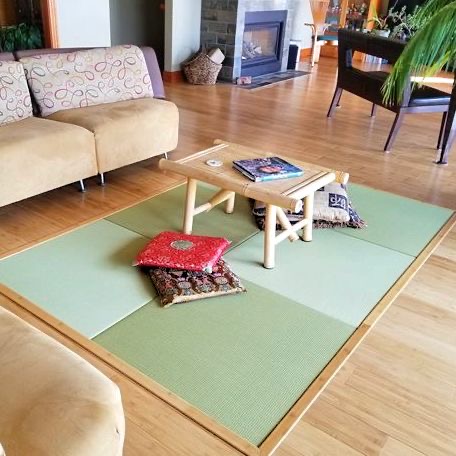 Tatami Living Room Japanese Tatami Mat Livingroom Rug Made Minimal